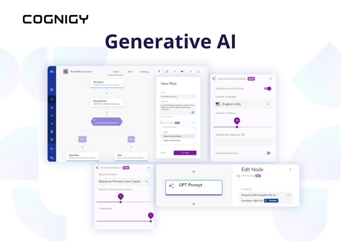 Enterprise-Ready Generative AI for Contact Centers | Cognigy